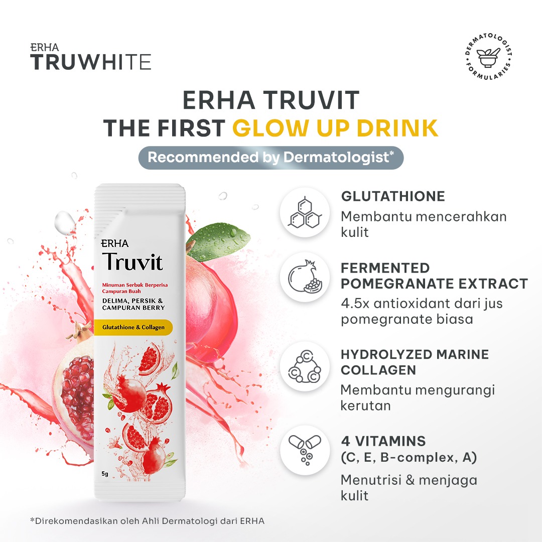 Truvit: Beauty Drink Rekomendasi Ahli Dermatologi Ini Bisa Bikin Kulit ...